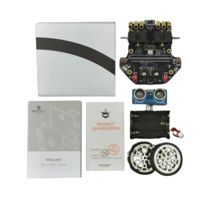 Micro: Maqueen Lite (mit micro:bit V2 / IR-Fernbedienung) – OpenELAB GmbH